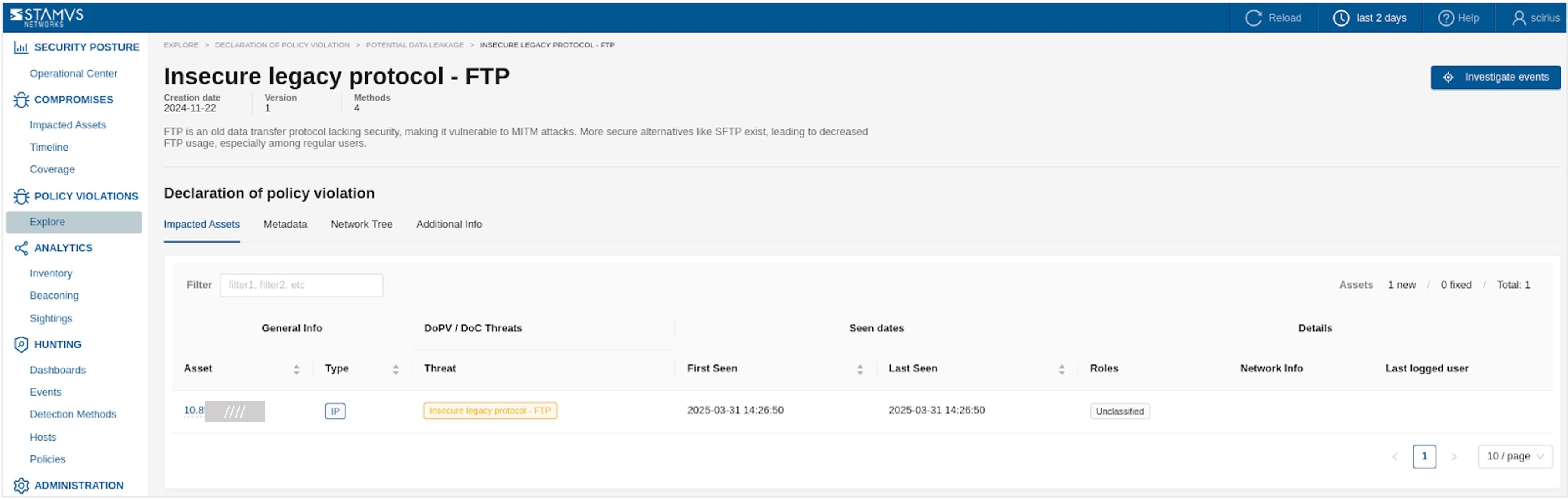 Uncovered: Real-Time Policy Violation Detection in a Zero Trust Environment